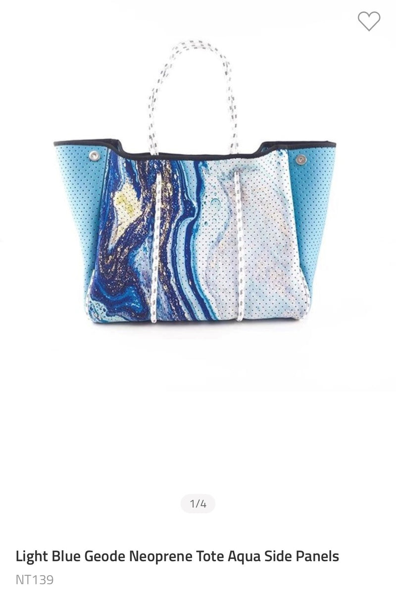 Blue Marble Bag – Upstage Beauty, Inc.